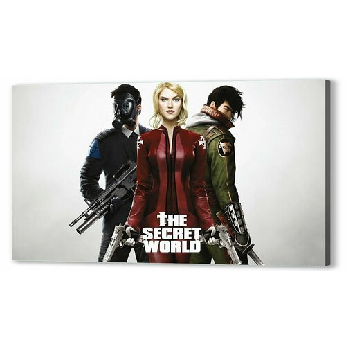 Плакат, постер на холсте The Secret World. Размер 60 х 84 см