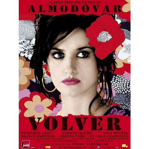 Плакат, постер на бумаге Возвращение (Volver), Педро Альмодовар. Размер 30 х 42 см