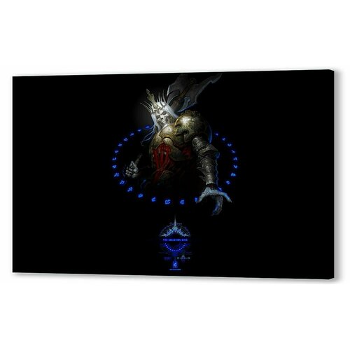 Плакат, постер на бумаге Diablo III. Размер 21 х 30 см