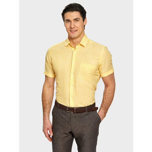 Рубашка KANZLER, размер 41, желтый