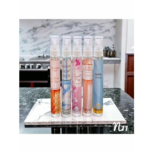 Сет мини спрей для тела Bath & Body Works 10мл x 5шт - N11