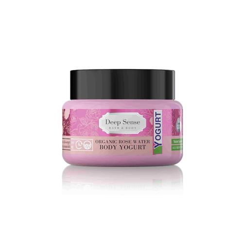 Дип Сенс / Deep Sense - Крем-йогурт для всех типов кожи тела с органической розовой водой 250 мл