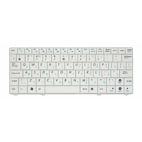 Клавиатура для ноутбука Asus EEE PC T91MT белая