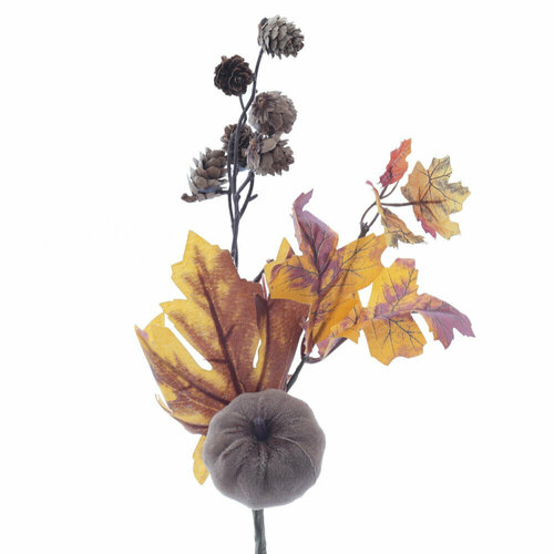 Цветок искусственный ALAT Home "Клен" пластик, 15х15х40см