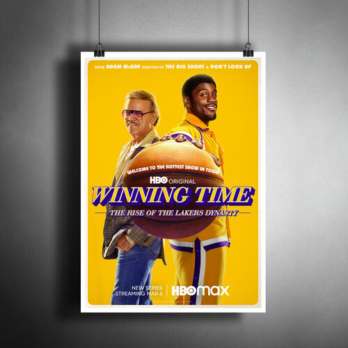 Постер плакат для интерьера "Время побеждать: Расцвет династии Лейкерс" / A3 (297 x 420 мм)