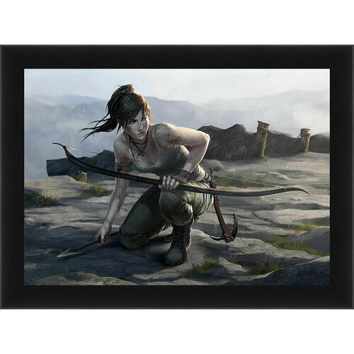 Плакат, постер на бумаге Tomb Raider (2013). Размер 30 х 42 см