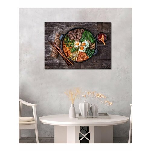 Картина на холсте с подрамником корейское блюдо 1 40х60