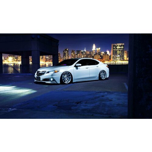 Картина на холсте 60x110 Альянс Лес "Acura TLX" на подрамнике / интерьер/ декор