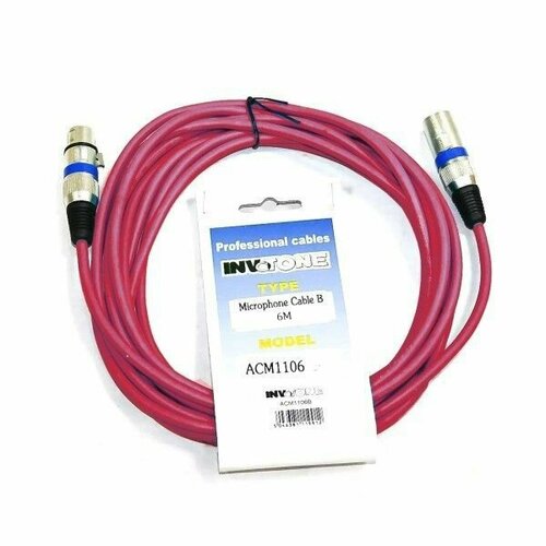 Invotone ACM1106R Кабель микрофонный XLR-XLR