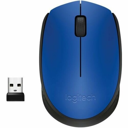 Мышь беспроводная Logitech M171, синий (910-004644)