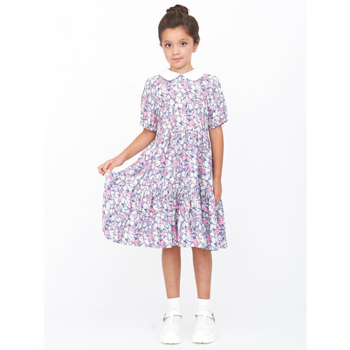 Школьное платье Prime Baby, размер 134-140, фиолетовый