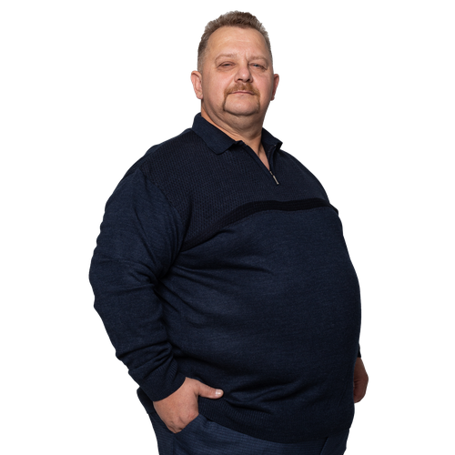 Пуловер Turhan, размер 5 XL, синий
