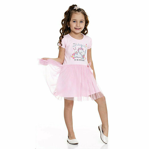 Платье Pop Fashion Girls, размер 116, розовый