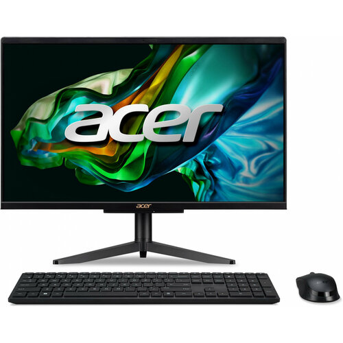 ACER Моноблок Acer Aspire C22-1610 21.5" Full HD N200 (1) 8Gb SSD256Gb UHDG CR Eshell WiFi BT 65W клавиатура мышь Cam черный 1920x1080 DQ. BL8CD.001