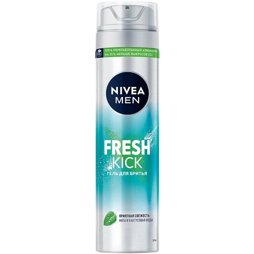 Nivea / Гель для бритья Nivea Men Fresh Kick 200мл 3 шт