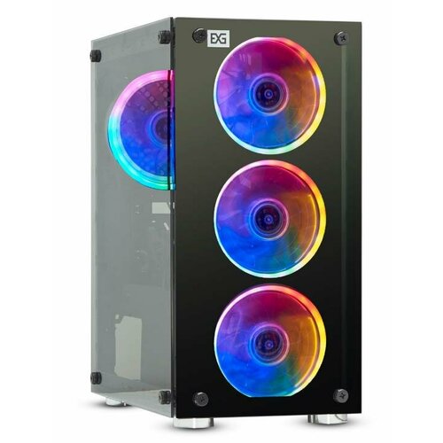 Корпус EXEGATE ExeGate Mistery X2 MiniTower без Б/П MicroATX Цвет черный EX294382RUS