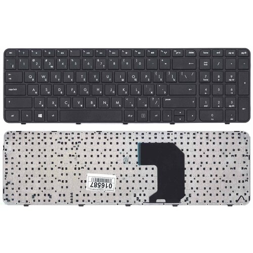 Клавиатура для ноутбука HP Pavilion G7-2060sf черная c рамкой