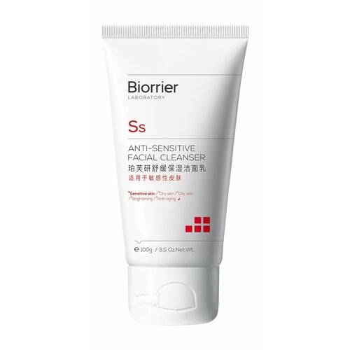 Очищающая пенка для чувствительной кожи лица Biorrier Anti-Sensitive Cleansing Foam /100 мл/гр.