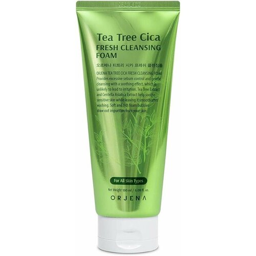 ORJENA Пенка для умывания с экстрактом чайного дерева Tea Tree Cica Fresh Cleansing Foam