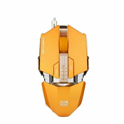 Компьютерная мышь USB Team Wolf Orange 7 кнопок 8200 dpi с игровым чипом A9800