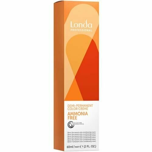 Londa Professional AMMONIA FREE - Лонда Оттеночная крем-краска для волос без аммиака, 60мл - AMMONIA FREE 5/07 Светлый шатен натурально-коричневый