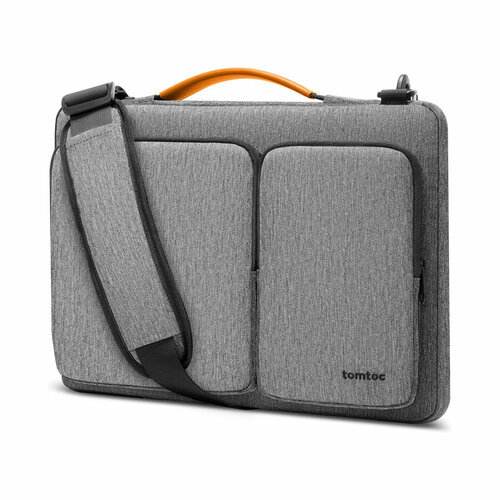 Сумка Tomtoc Defender Laptop Shoulder Bag A42 для ноутбуков 15.6" серая (Gray)