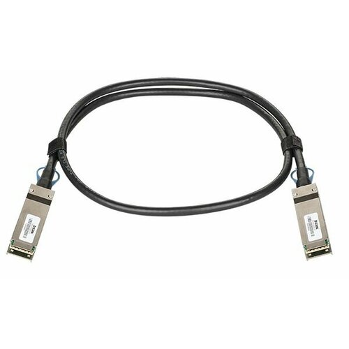 Пассивный кабель 100G QSFP28 длиной 1 м с 2 разъемами QSFP28 для прямого подключения коммутаторов DXS-3610 (456862)