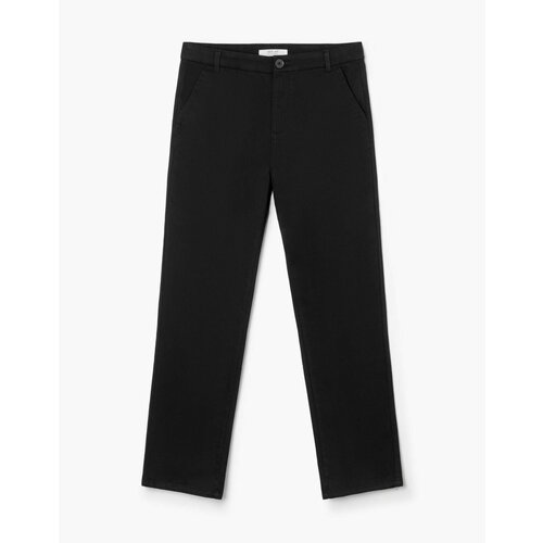 Брюки Gloria Jeans, размер 7-8л/128 (32), черный