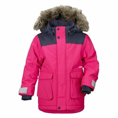 Куртка Didriksons, размер 130, красный, розовый
