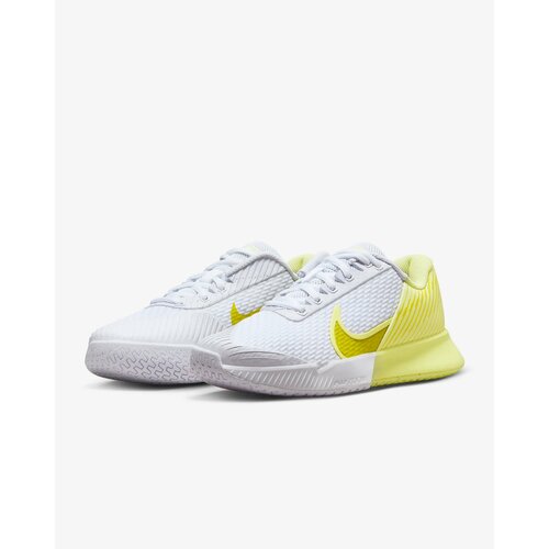 Кроссовки NIKE NikeCourt Air Zoom Vapor Pro 2, размер 39 EU / 25 СМ, белый, желтый