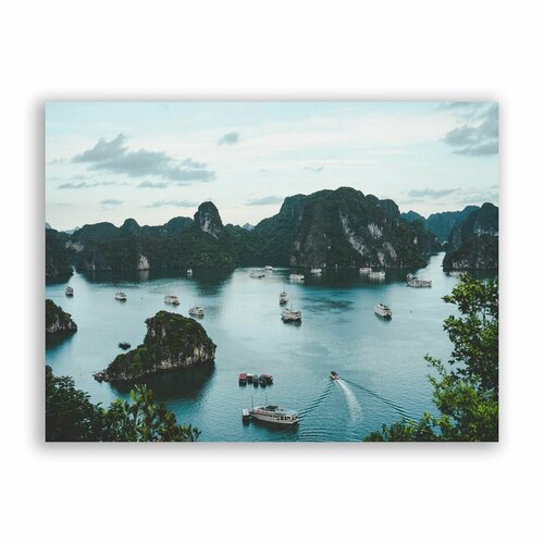 Постер, плакат на бумаге / Вьетнам - Пейзаж / Размер 40 x 53 см