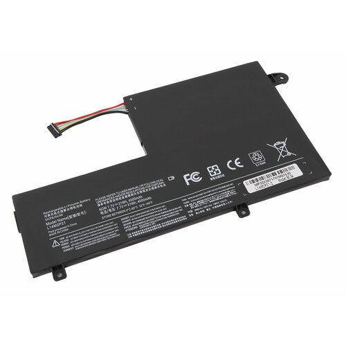 Аккумулятор L14L3P21, L14M3P21, L14M2P21, L14L2P21 для Lenovo Flex 3-1470, 3-1480, 3-1570, 3-1580, Ideapad Yoga 500-14ACL (7.7V, 4000mAh)