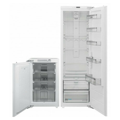 SCANDILUX комплект для установки в шкаф Встраиваемый холодильник RBI 524 EZ + Встраиваемый морозильник FBI 109
