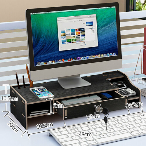 Подставка под монитор на рабочий стол, настольный органайзер для монитора, ноутбука, моноблока