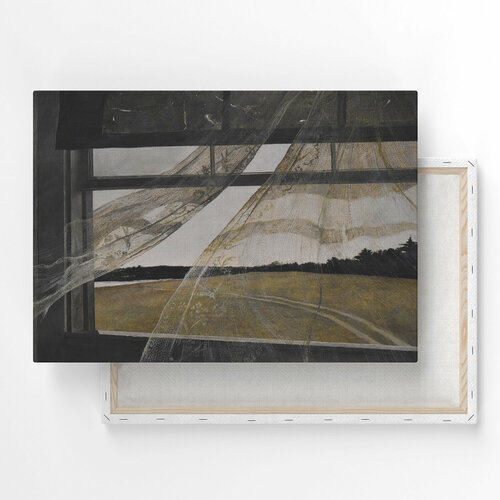 Картина на холсте, репродукция / Wyeth Andrew - Wind from the Sea - Уайет Эндрю / Размер 30 x 40 см