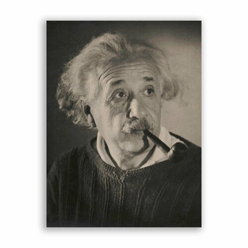 Постер, плакат на бумаге / Альберт Эйнштейн / Размер 30 x 40 см