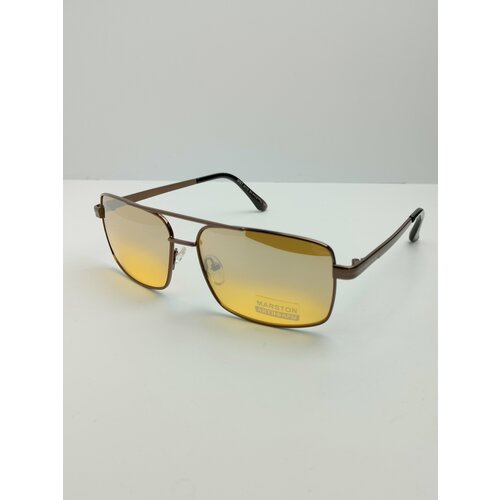 Солнцезащитные очки Marston Book Services MST8113-C2, коричневый, желтый