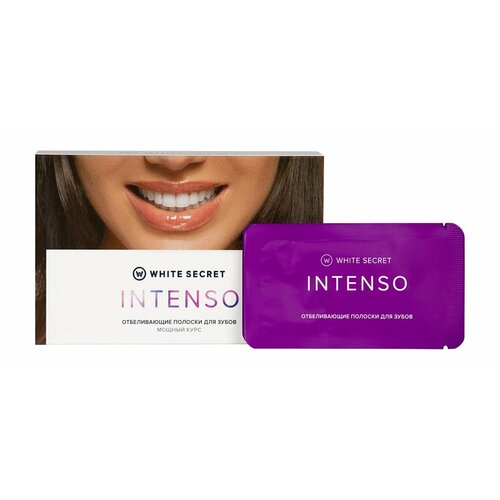 WHITE SECRET Отбеливающие полоски Intenso