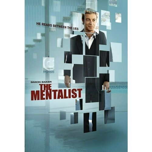 Плакат, постер на холсте Менталист (The Mentalist), Крис Лонг, Эрик Ланёвилль, Джон Шоуолтер. Размер 30 х 42 см