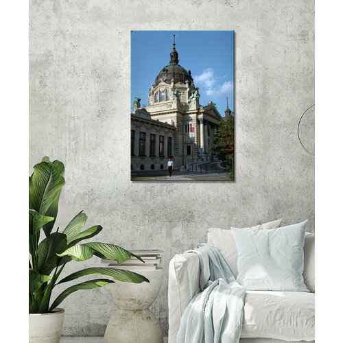 Картина/Картина на холсте для интерьера/Картина на стену/Картина для кухни/ - Будапешт, собор 5 60х80