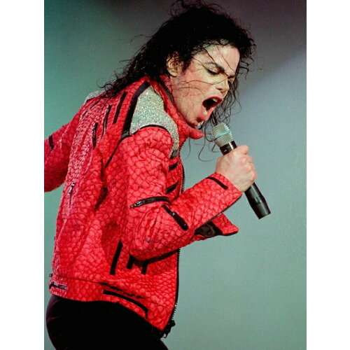 Плакат, постер на холсте Michael Jackson/Майкл Джексон/музыкальные/поп исполнитель/артист/поп-звезда/группа. Размер 21 х 30 см