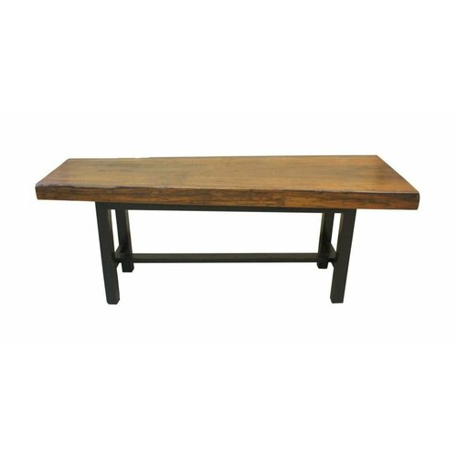 Обеденный стол из массива дерева Манкипод 75х200х50(64)см