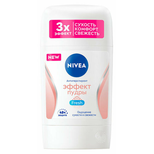 Дезодорант-антиперспирант стик NIVEA Эффект Пудры Fresh, 50 мл