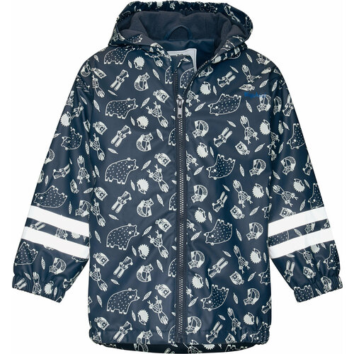 Куртка Playshoes Лесные обитатели, размер 104, синий