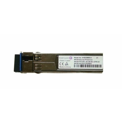 Трансивер Alcatel-Lucent 3HE00868CA SFP 1000Base BX-U TX: 1310 nm, RX: 1490 nm 1.25GBase LC DDM Single-mode Fiber (SMF) до 10 км