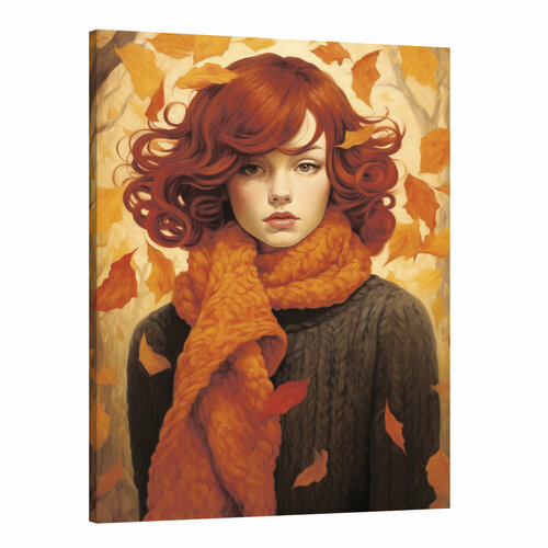 Интерьерная картина 50х70 "Осенний портрет"