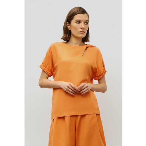 Блуза Baon, размер 52, оранжевый