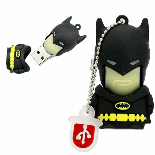 USB Флешка Бетмен черный 128 ГБ
