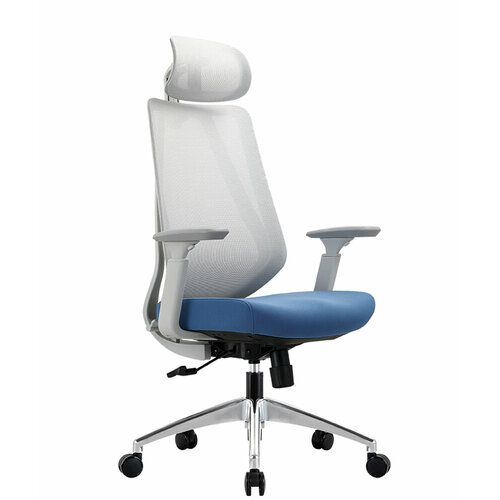 Кресло офисное Chairman CH580 grey/blue