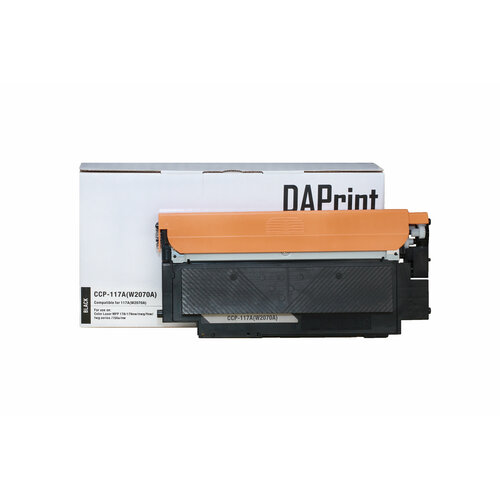 Картридж лазерный DAPrint W2070A (117A) для принтера HP, черный (Black)
